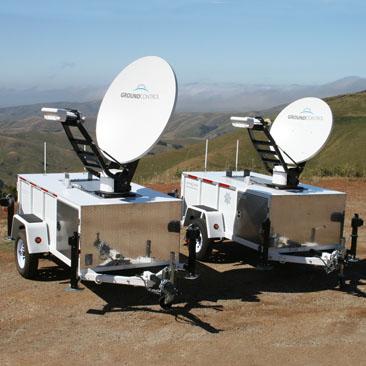 Toughsat T-100 Satellite Communications Trailer Ground Control