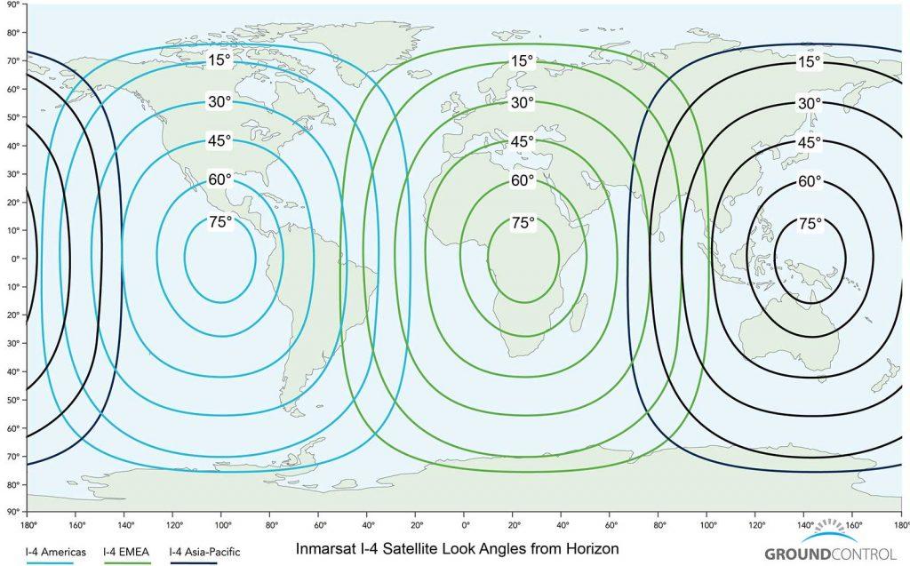 Inmarsat BGAN, BGAN M2M & IDP Coverage Map