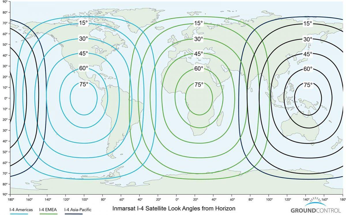Inmarsat BGAN, BGAN M2M & IDP Coverage Map
