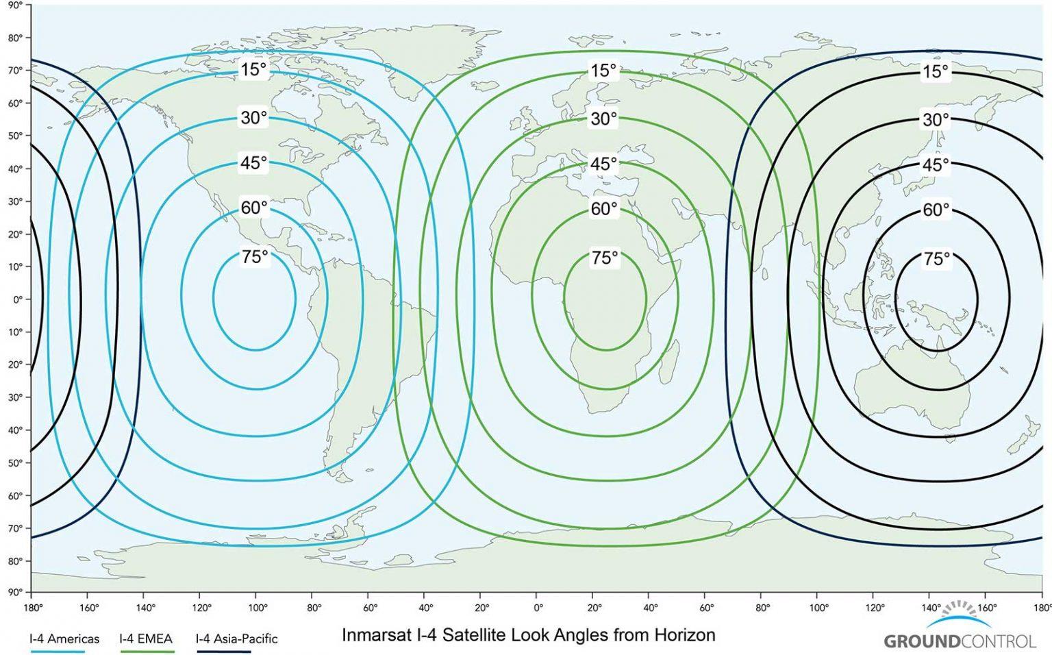 Inmarsat BGAN, BGAN M2M & IDP Coverage Map